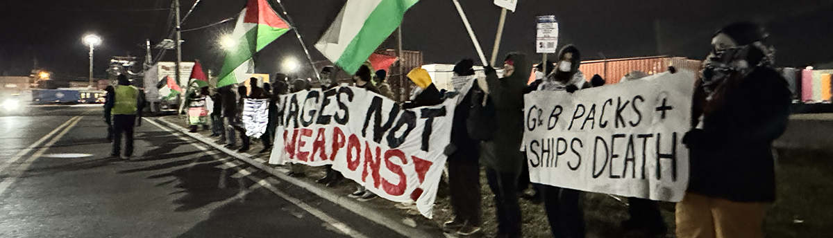 Anti-Genocide Activists Picket Largest Civilian Weapons Warehouse for ...